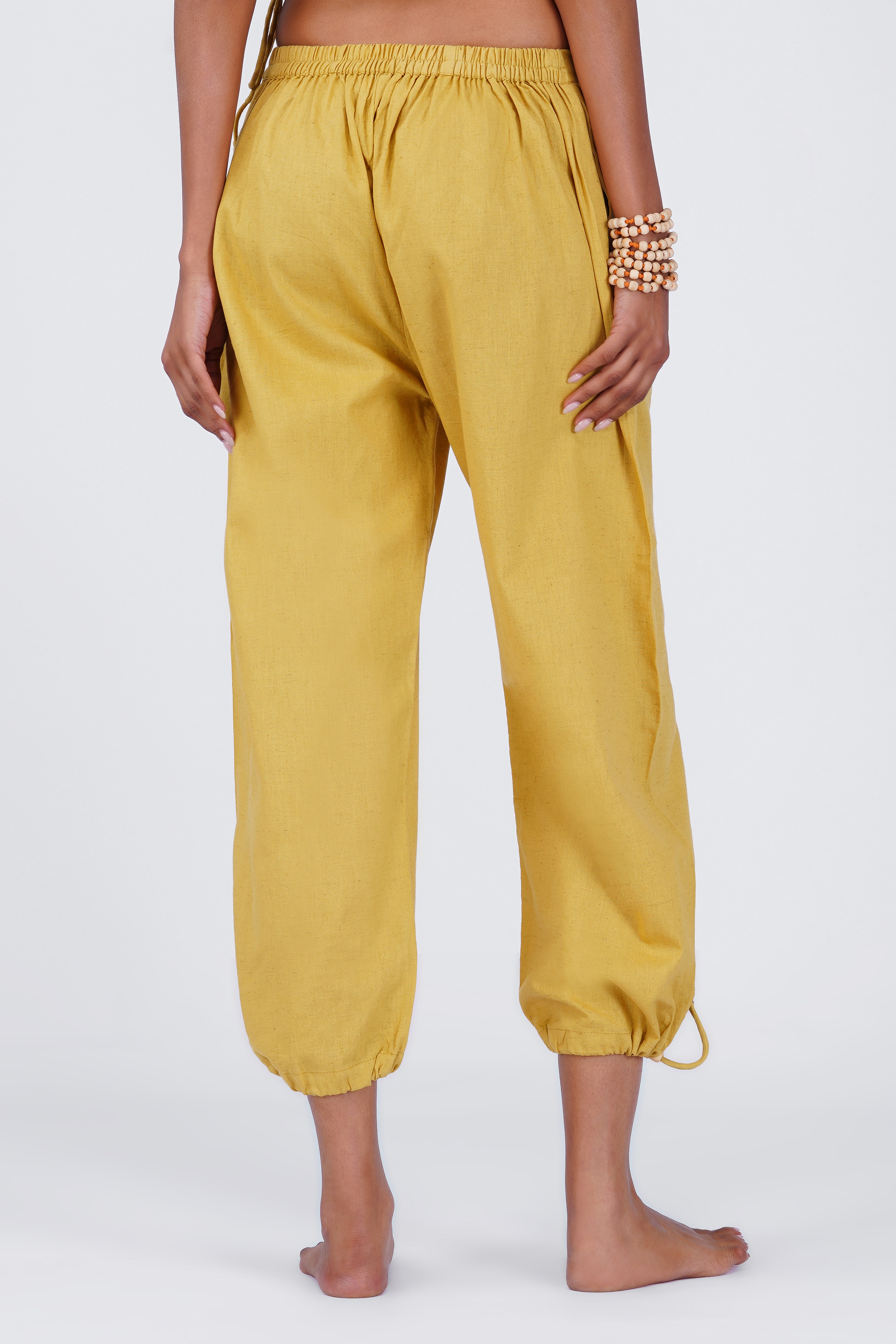Women Cotton Yoga Pants Black -Chandra – akiso.store